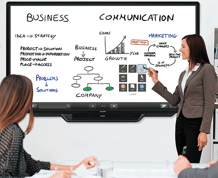 PNL803C 80" Class Aquos Board Interactive Display System; 10-Point ...